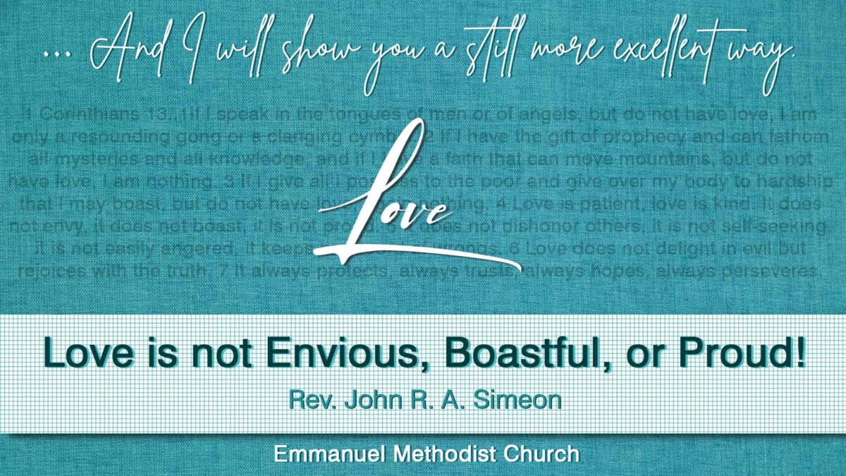 …And I will show you a still more excellent way. Love – Emmanuel ...